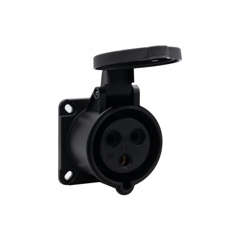 Priza pentru panou industrial, F-ELEKTRO, 32A, 3P, 200V-250V, FE, IP44 ...