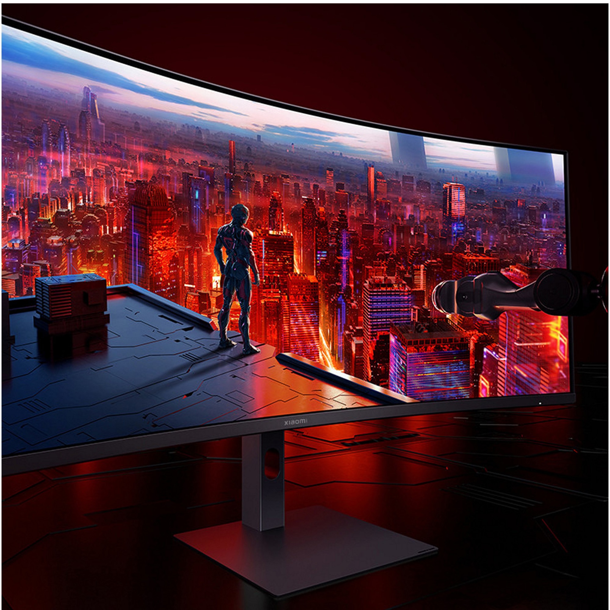 Monitor Gaming Curbat LED VA Xiaomi G34i 34", WQHD (3440x1440), 180Hz ...