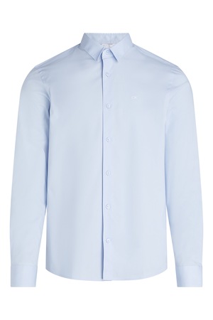 CALVIN KLEIN, Camasa slim fit din amestec de bumbac organic, Albastru ...