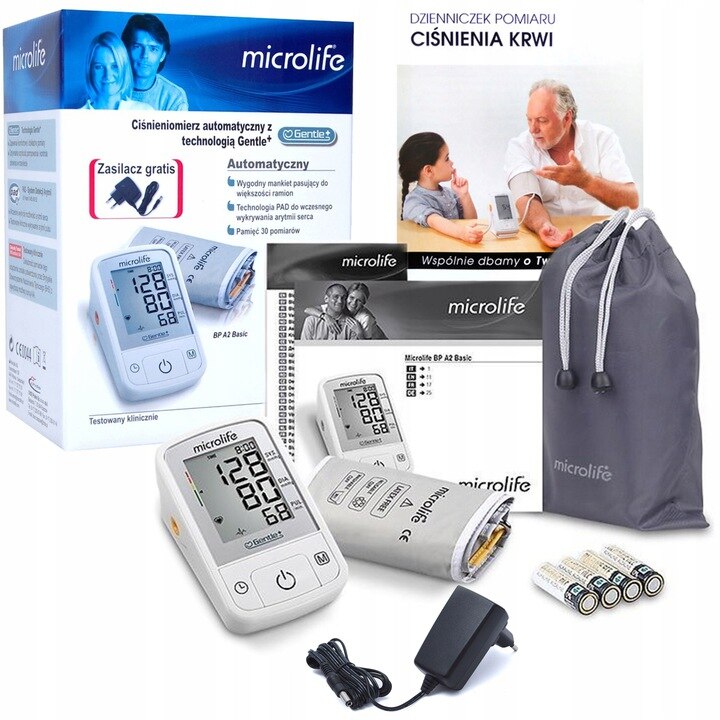 Set tensiometru si termometru Microlife A2 Basic si Pempa T200 - eMAG.ro
