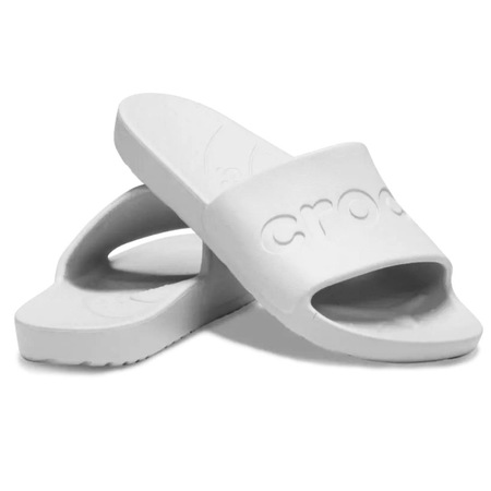 Papuci de plajă albi pentru femei Crocs Crocs Slide 210088-100 - eMAG.ro