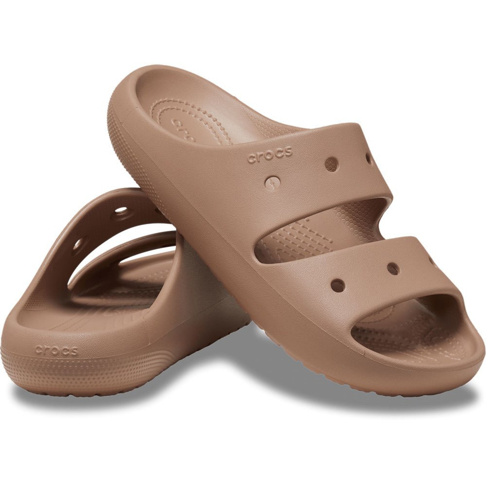 Crocs Crocs Classic v2 U papuci de plajă pentru femei Latte 209403-2Q9 ...