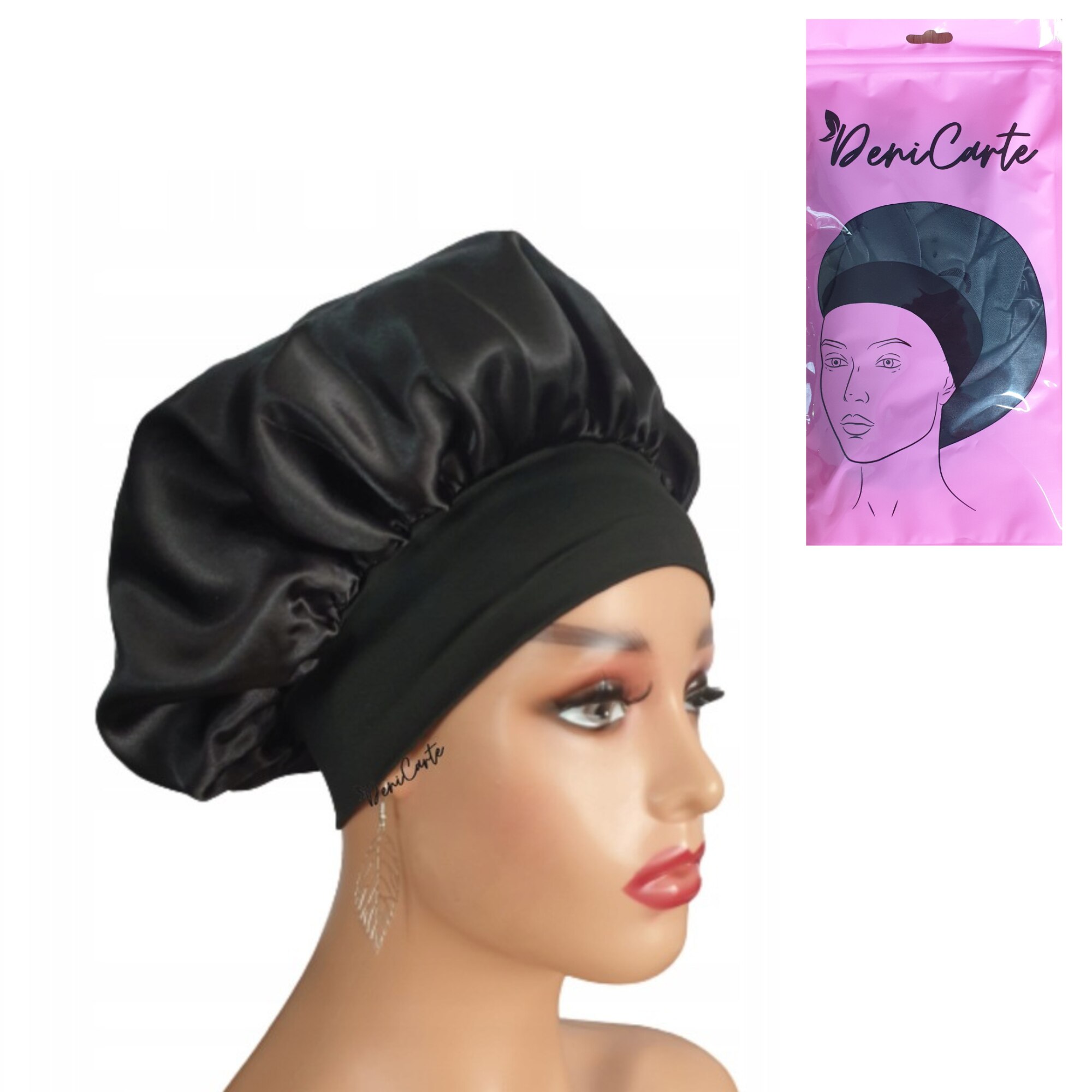 Casca protectie par, Deni Carte, Satin, Negru - eMAG.ro