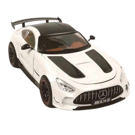 Masina metalica, Mercedes-Benz AMG GT, 1:18, Alb - eMAG.ro