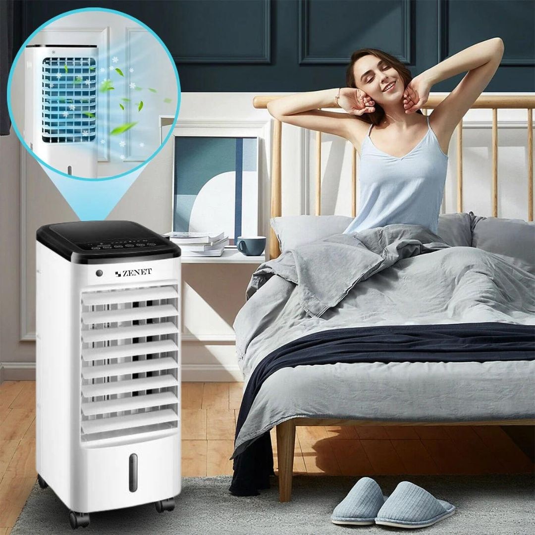 Преносим мобилен охладител за въздух Air Cooler ZENET ZET - eMAG.bg