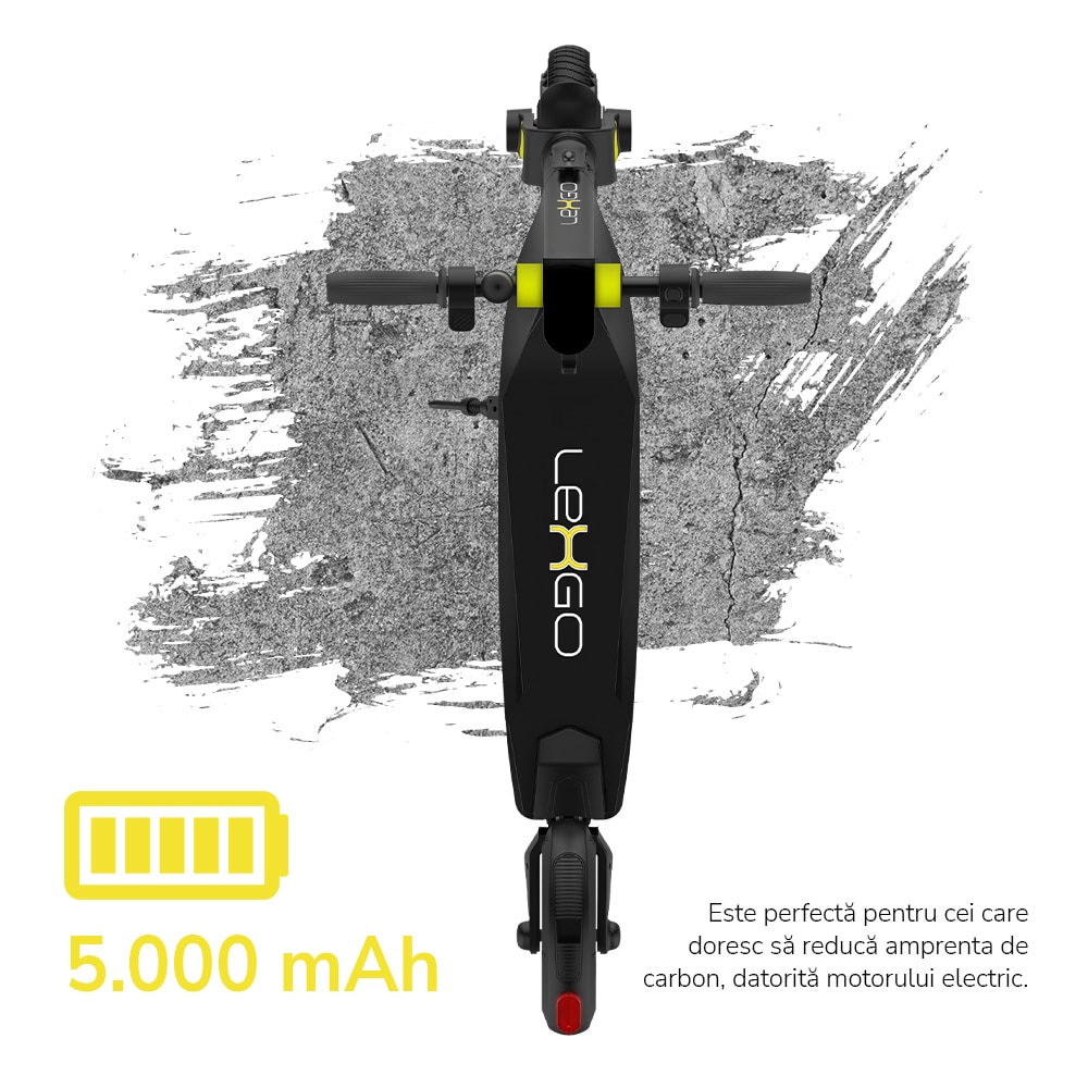 Trotineta Electrica Lexgo R8X Lite, NFC Lock, Autonomie 15 Km, Putere ...