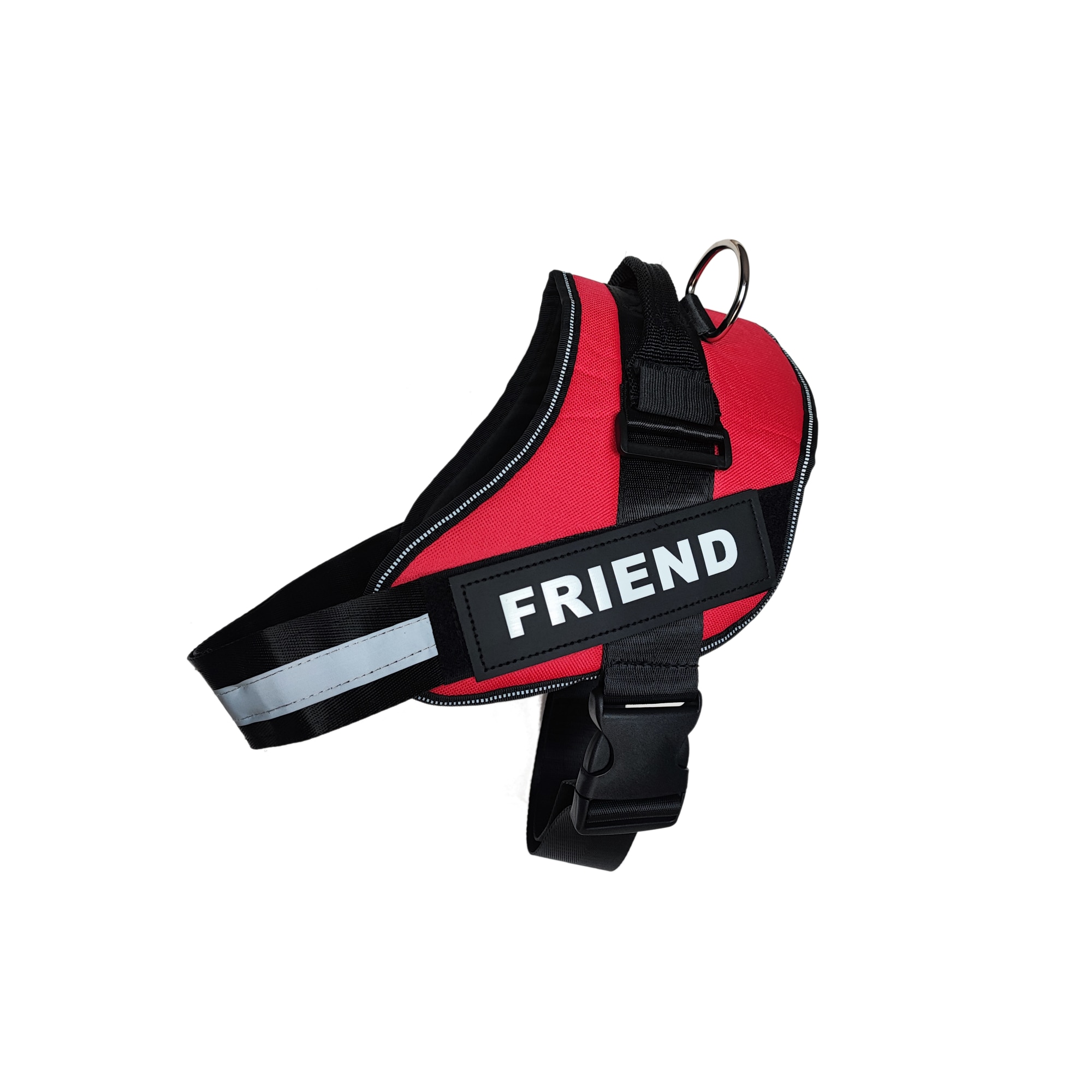 Ham pentru caini, Inscriptie "FRIEND", Rosu, Marime XXL, 42-60 kg - eMAG.ro