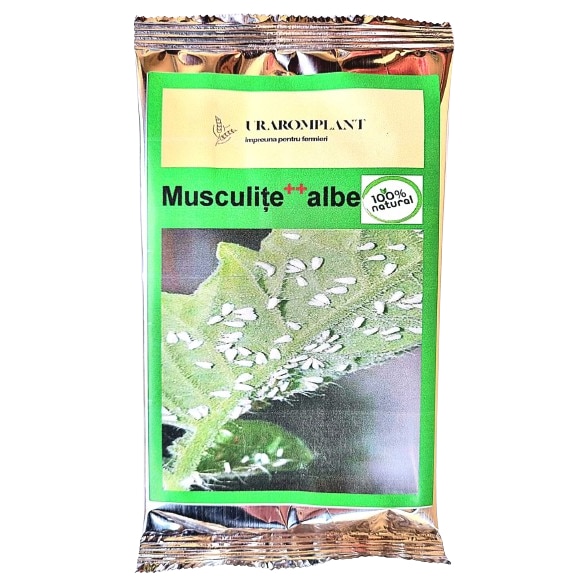 Insecticid, Musculita alba, Bio, natural, repelent, organic 100%, Musculite++ albe, 51g - eMAG.ro
