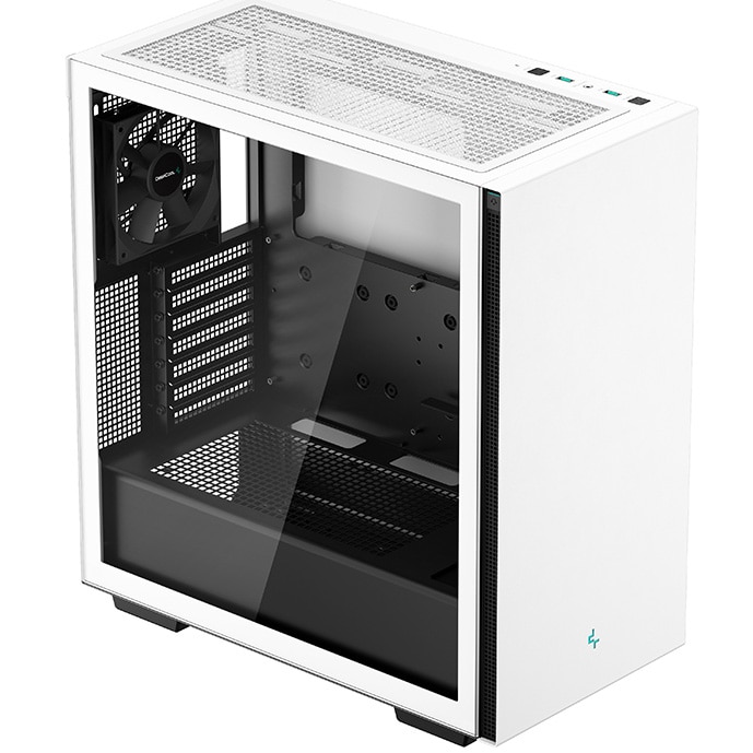 Carcasa DeepCool CH510 WH, Mid-Tower, fara sursa, ATX alb - eMAG.ro