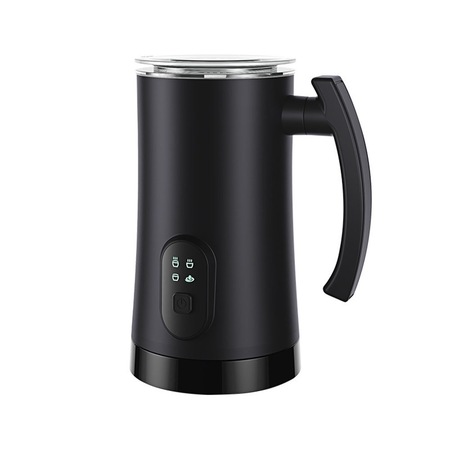 Spumator lapte electric, 350ml, inox, negru - eMAG.ro