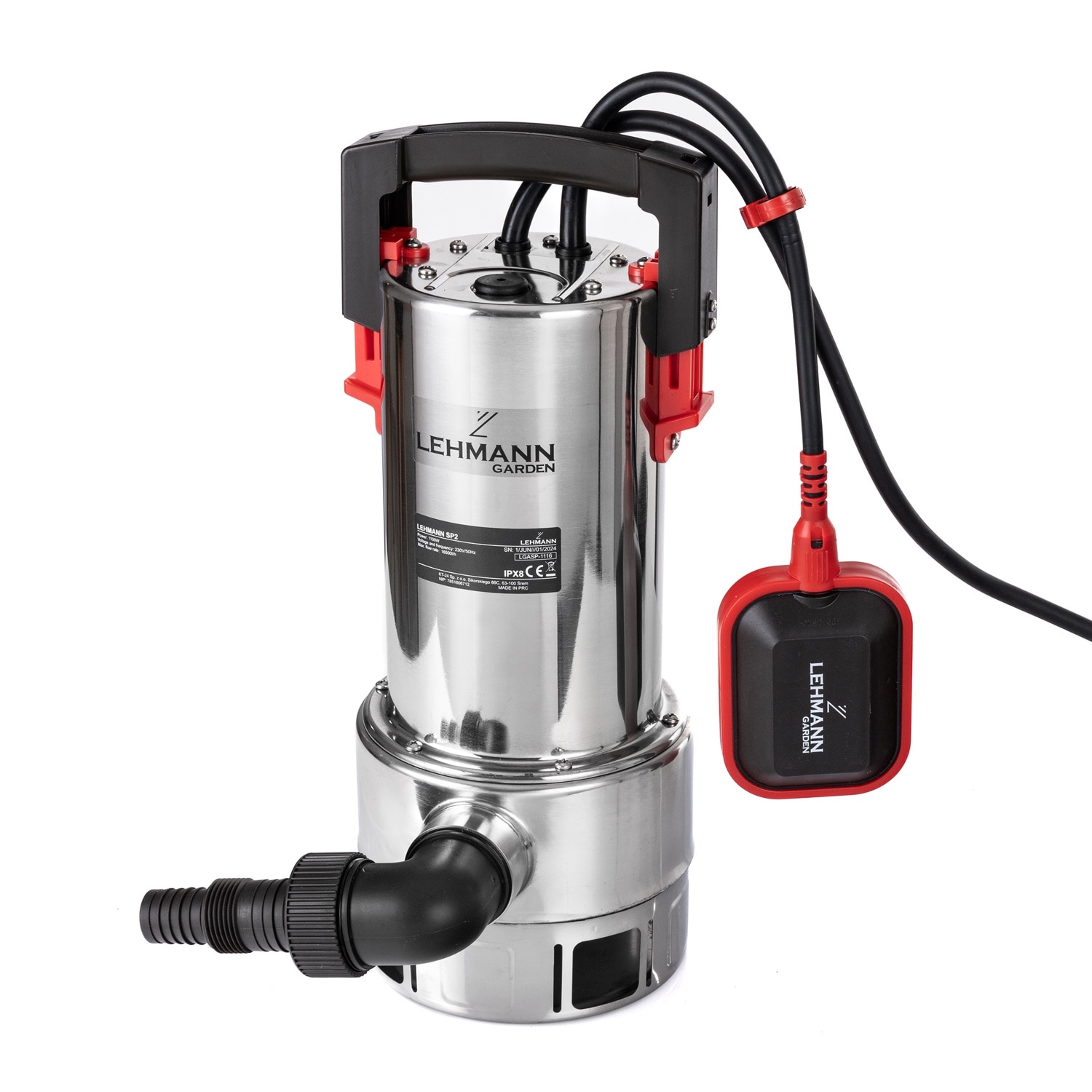 Потопяема помпа за мръсна и чиста вода, Lemann SP2, 1100W, 16500 l/h, 1 ...