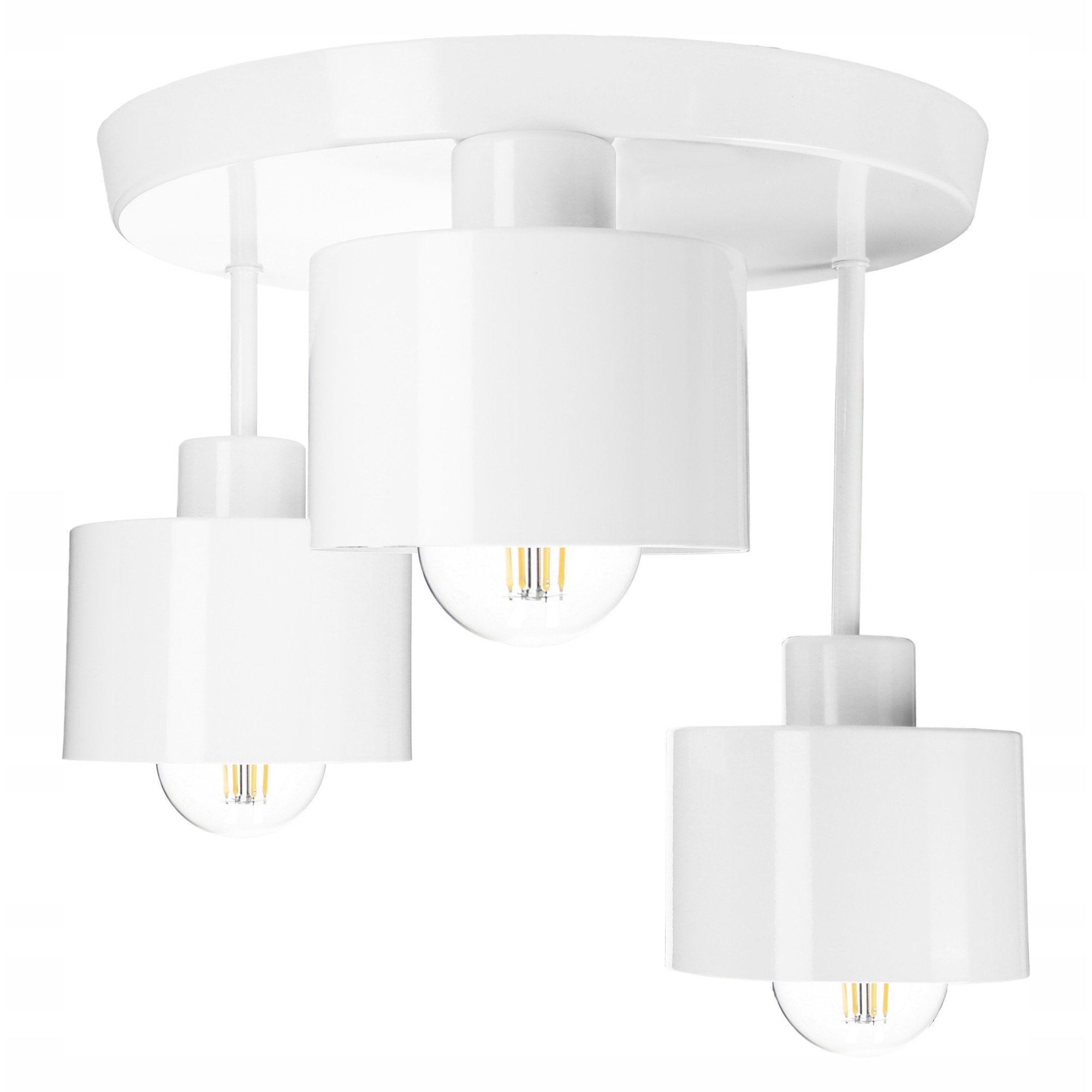 Candelabru, LED, alb, aspect modern, economiseste energie, 3 surse de ...