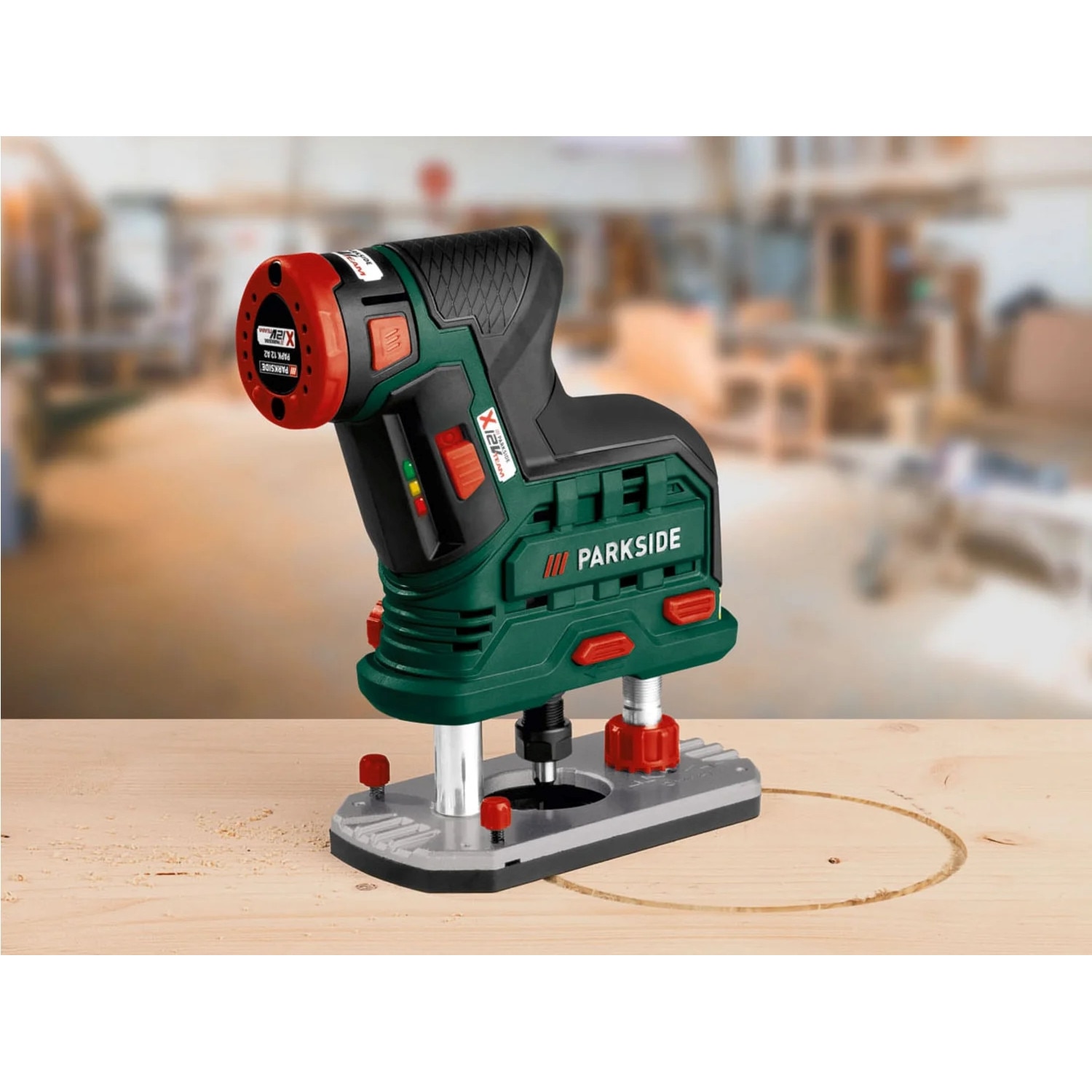 Акумулаторна фреза 12V Parkside POFA 12 B3, без батерия и зарядно - eMAG.bg