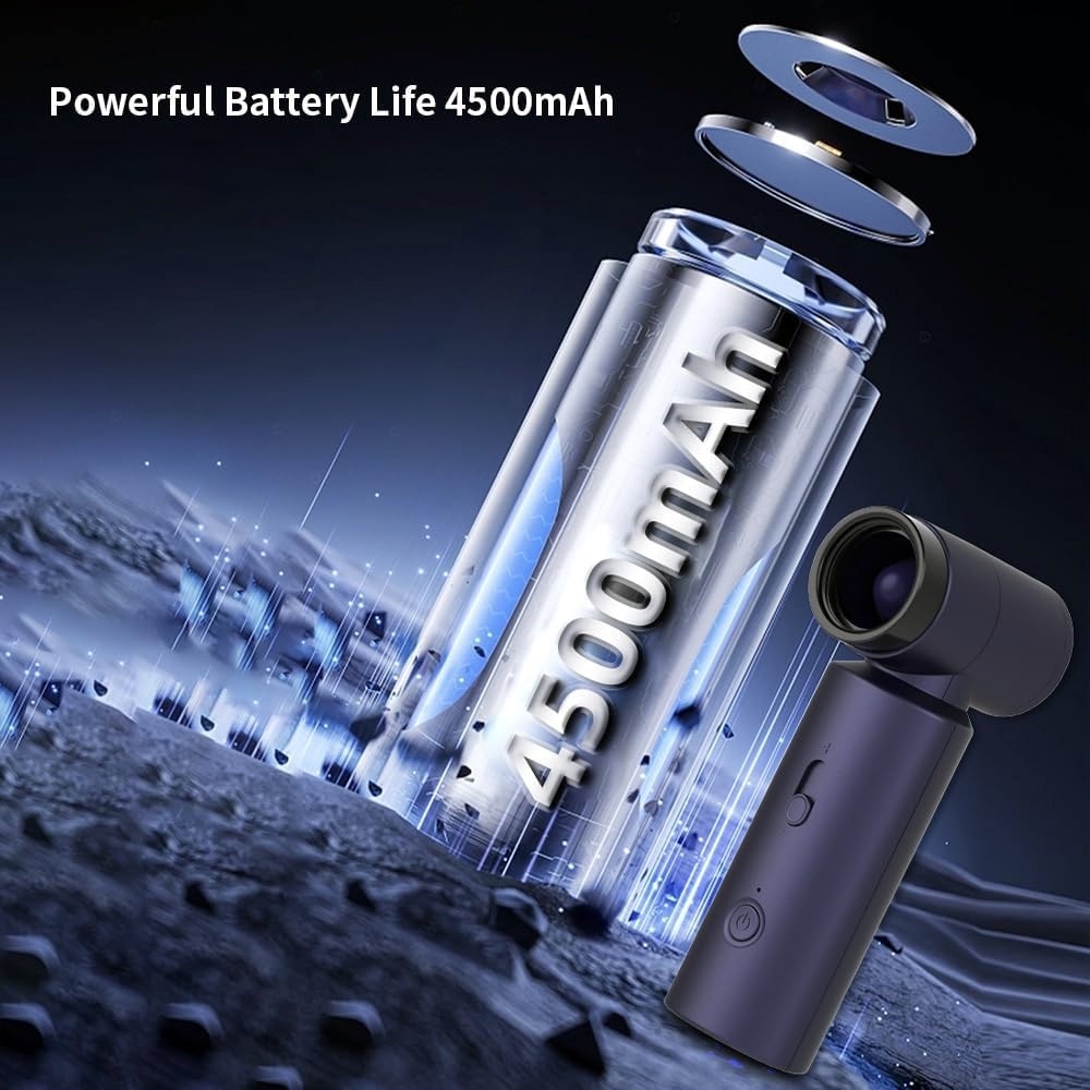 Преносим вентилатор Prime с батерия, OPTIM SOLUTION, високоскоростна ...