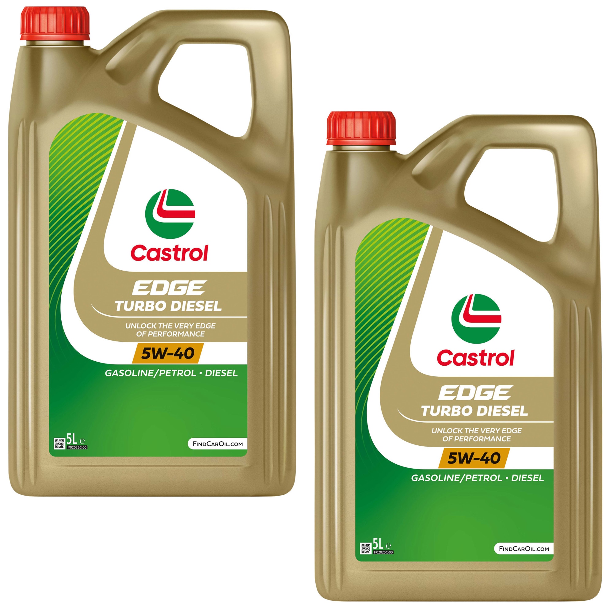 Set 2 sticle ulei de motor, Castrol, Edge 5W-40 Turbo Diesel - eMAG.ro