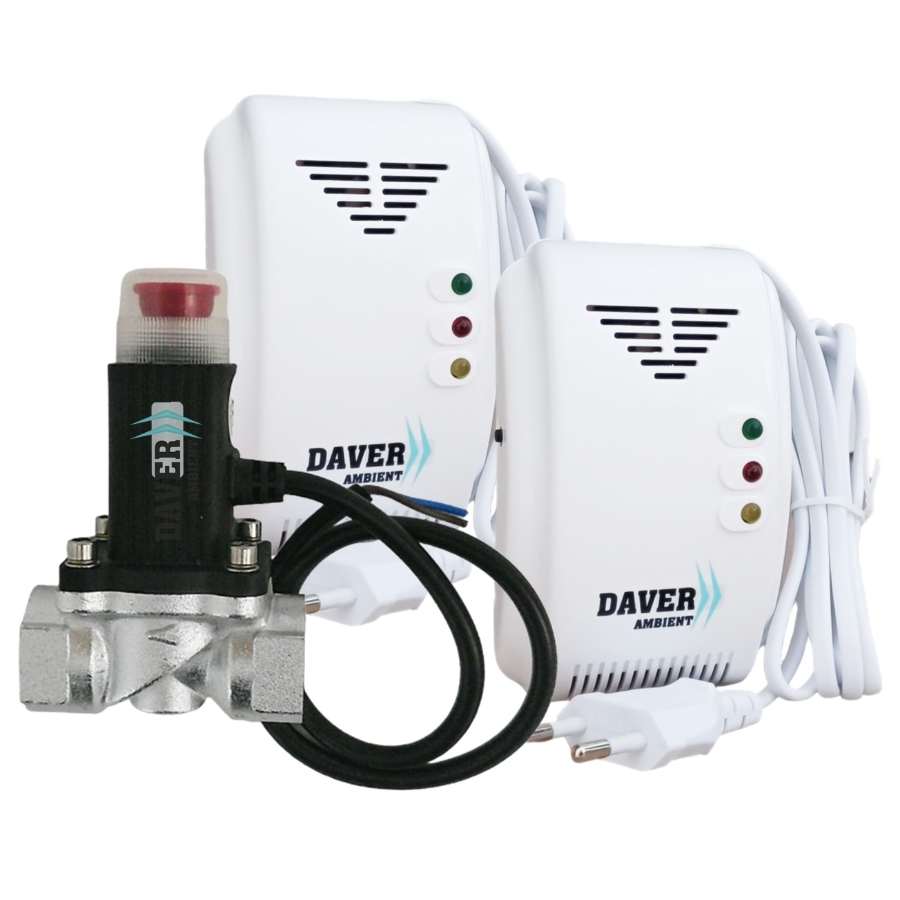 Sistem detectie gaz cu doi senzori cu alimentare la 220V/50Hz si o ...