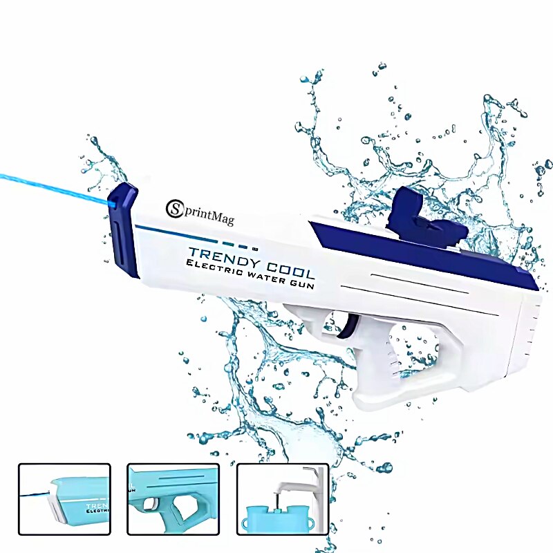 Pistol cu Apa Electric Automat cu Jet Continuu si Rezervor Distanta de ...