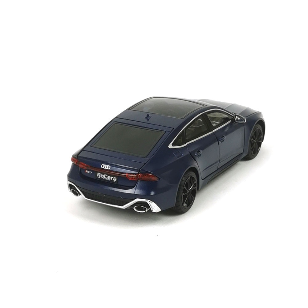 Masina metalica Audi RS7, Albastru, 1:24, Fara ambalaj - eMAG.ro