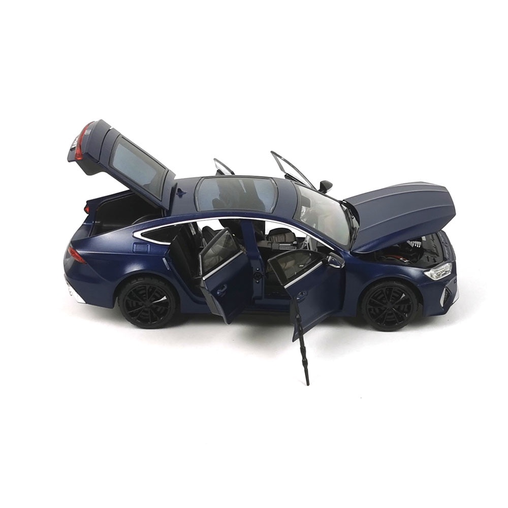 Masina metalica Audi RS7, Albastru, 1:24, Fara ambalaj - eMAG.ro