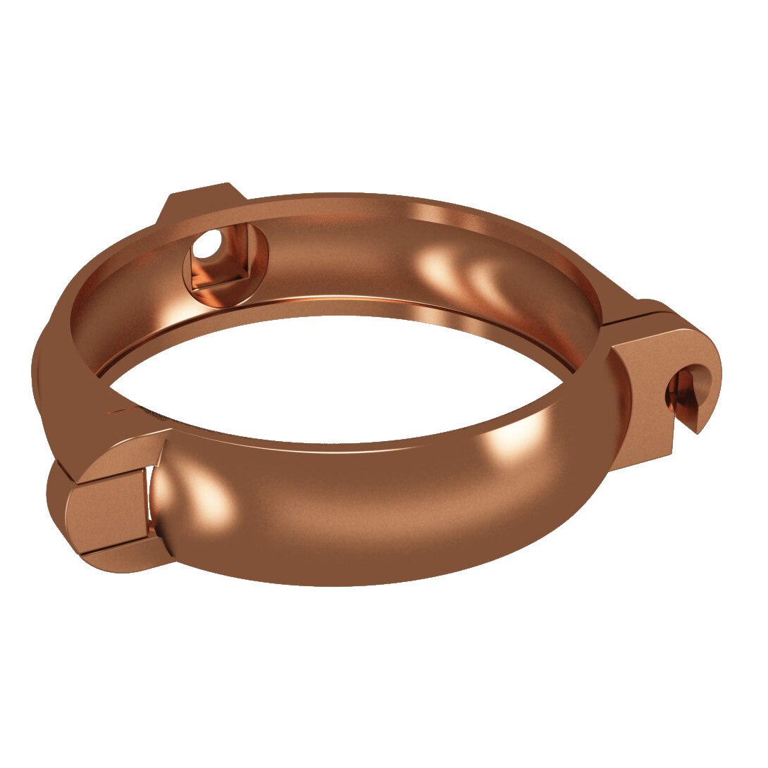 Скоба за Тръба Devorex, PMMA система Devorex CLASSIC 120, Ø80, Cupru ...