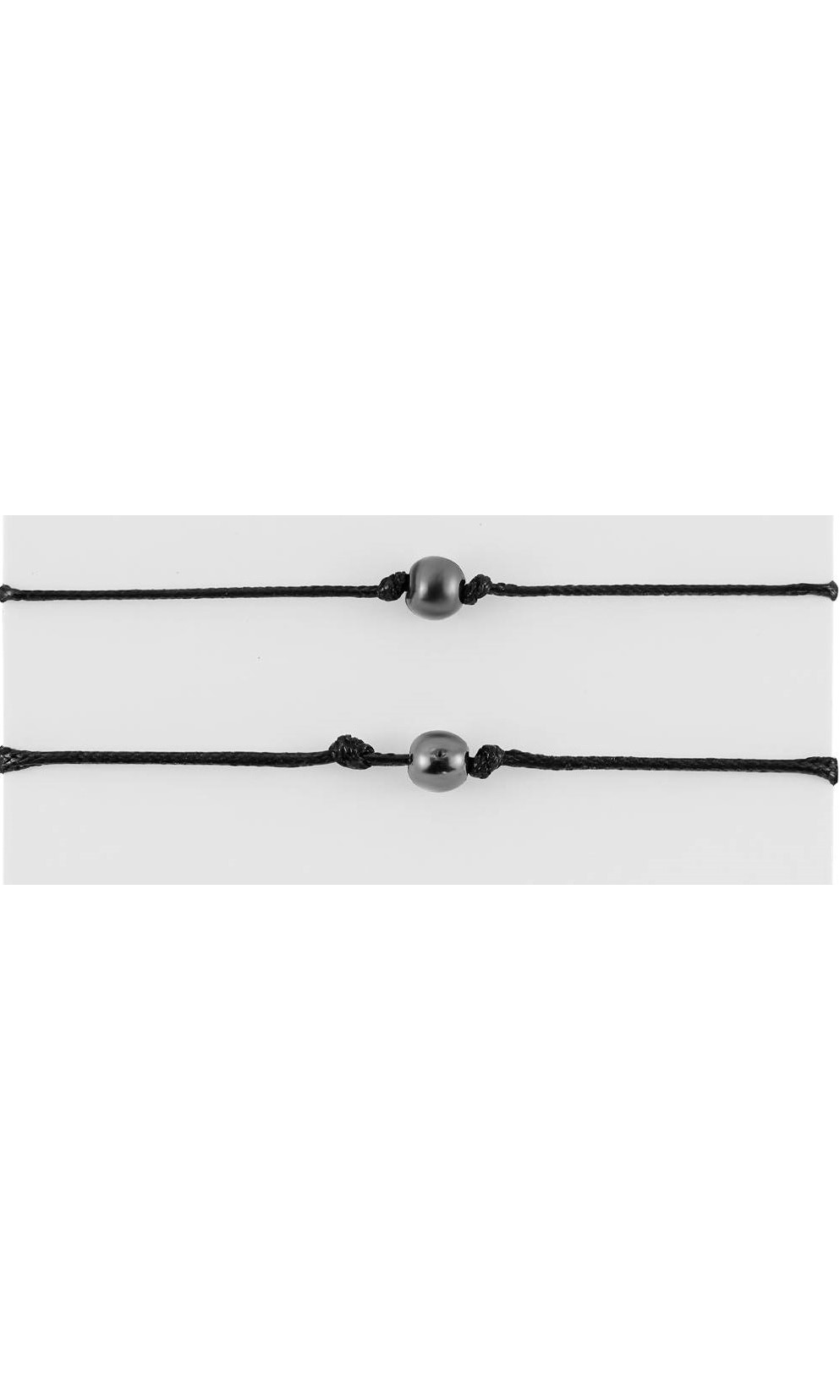 Set bratari cuplu cu magnet, tip sfoara, negru - eMAG.ro
