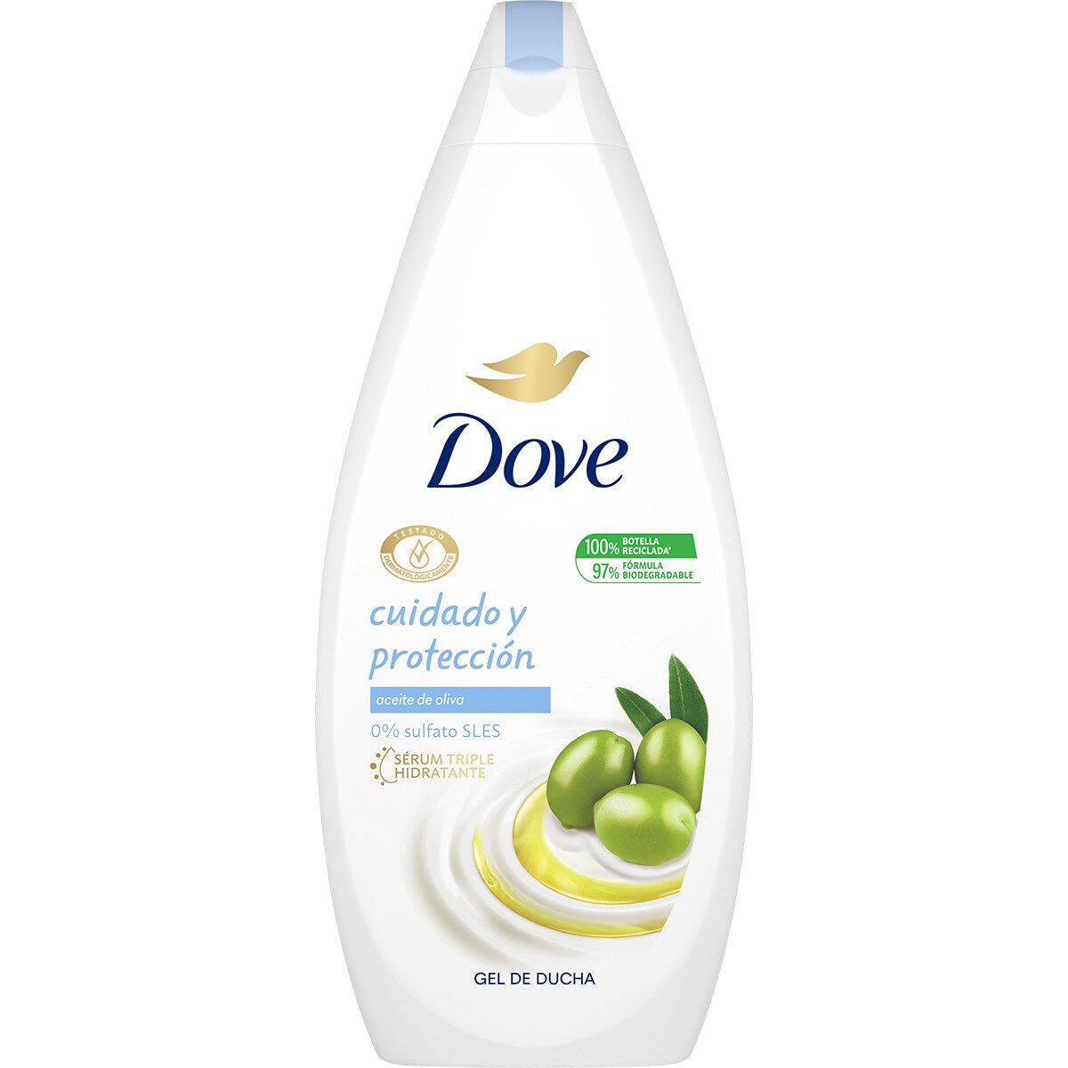 Gel de dus dove ulei de masline si ser triplu hidratant pentru piele uscata 750 ml - eMAG.ro