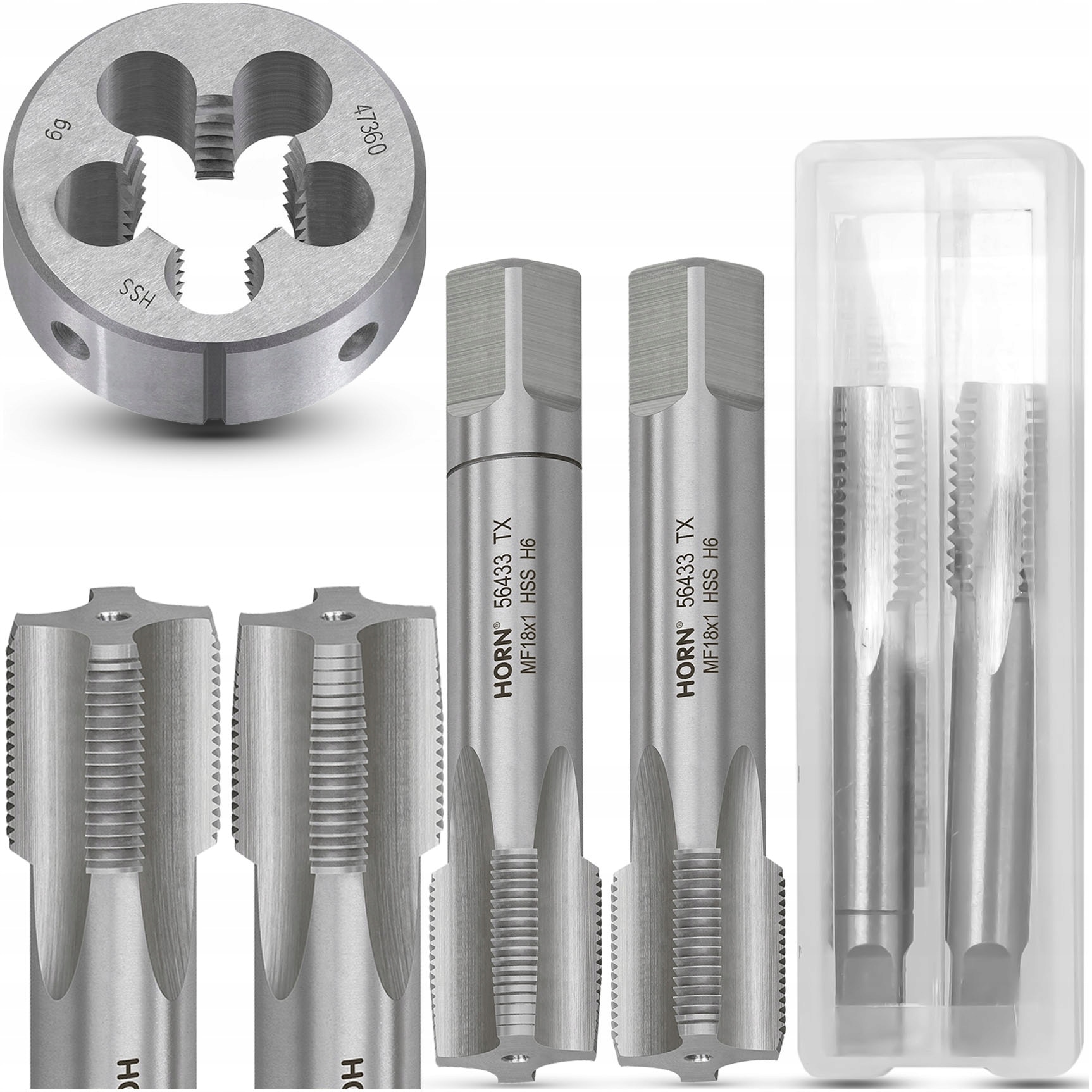 Set 2 tarozi cu filiera Manual, Horn, M18x1, Otel Aliaj, 95 mm - eMAG.ro