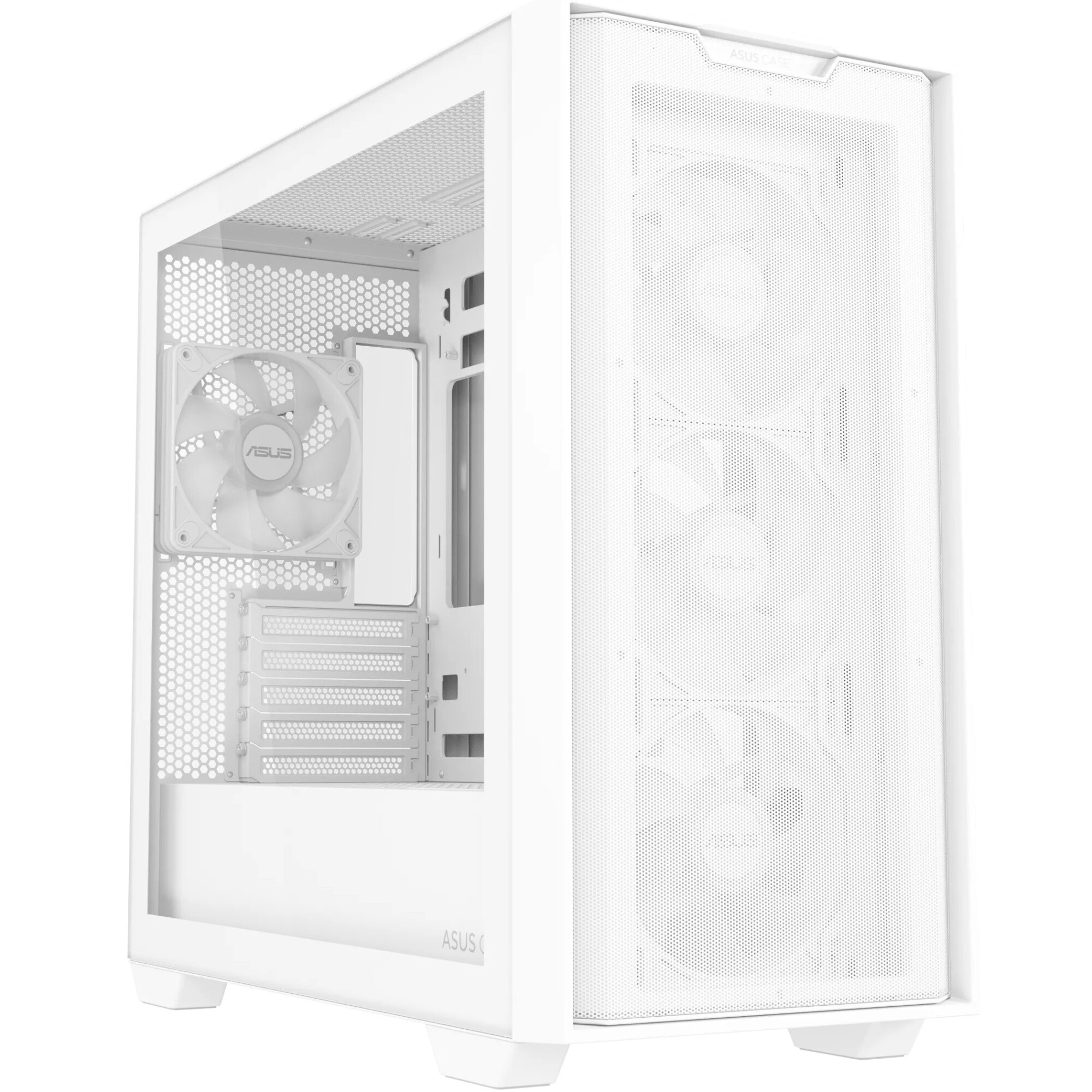 Carcasa PC ASUS A21 Tempered Glass, Micro-ATX, Alb - eMAG.ro