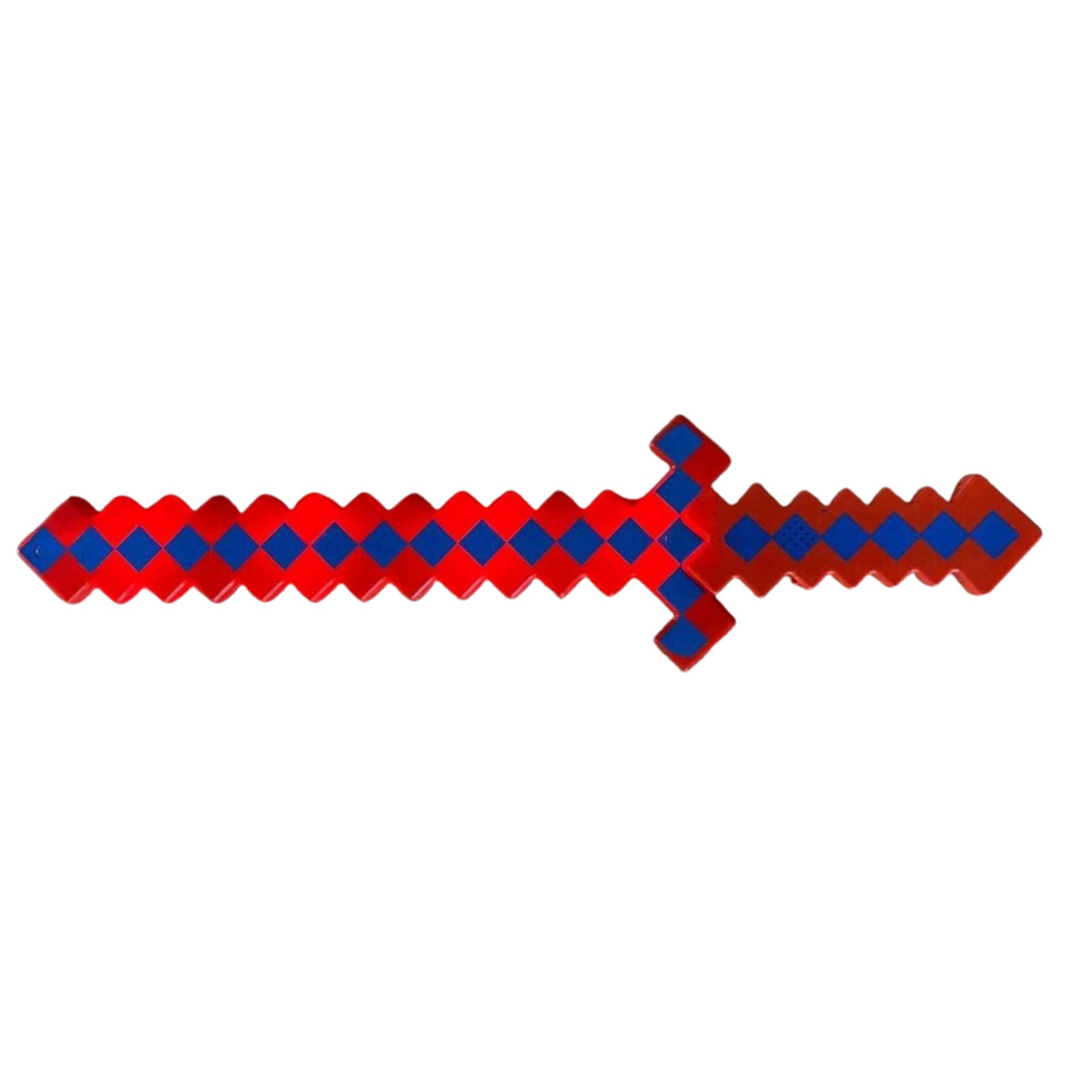 Sabie pixel inspirata din Minecraft, lumini intermitente din plastic si ...