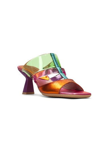 Slapi dama, 25679, Hispanitas, Piele naturala, Multicolor, 38 EU - eMAG.ro