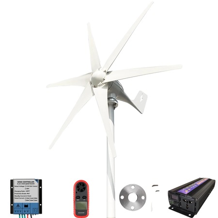 Generator Eolian, 2000W/3000W, Controler MPPT, 12V, Diametru Roata 1.2m, Lungime Pale 580mm ...