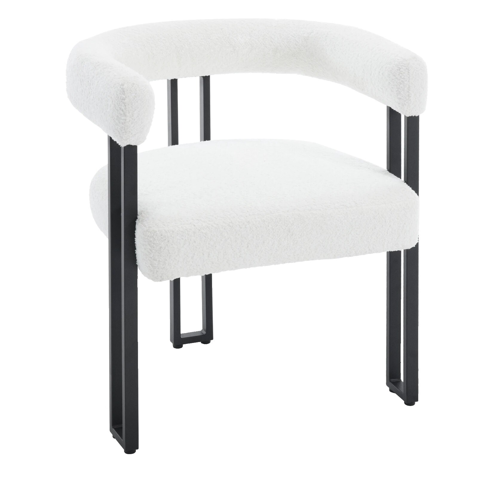 Set 2 scaune dining, design modern, tapiterie chenille, picioare ...