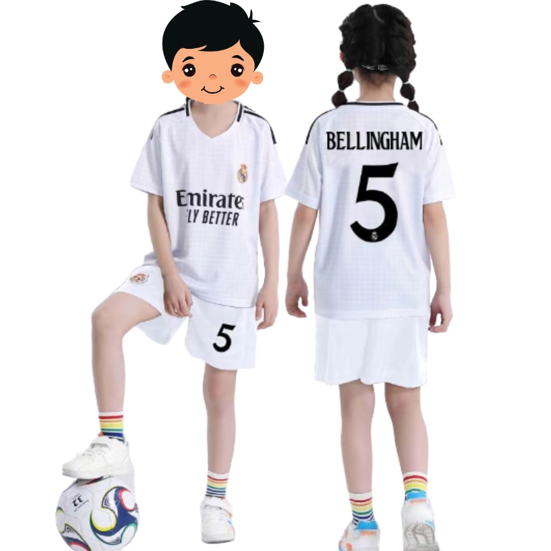 Echipament sportiv copii Nr.5 Bellingham, MzcrJosv ®, Sezonul 2024/2025 ...
