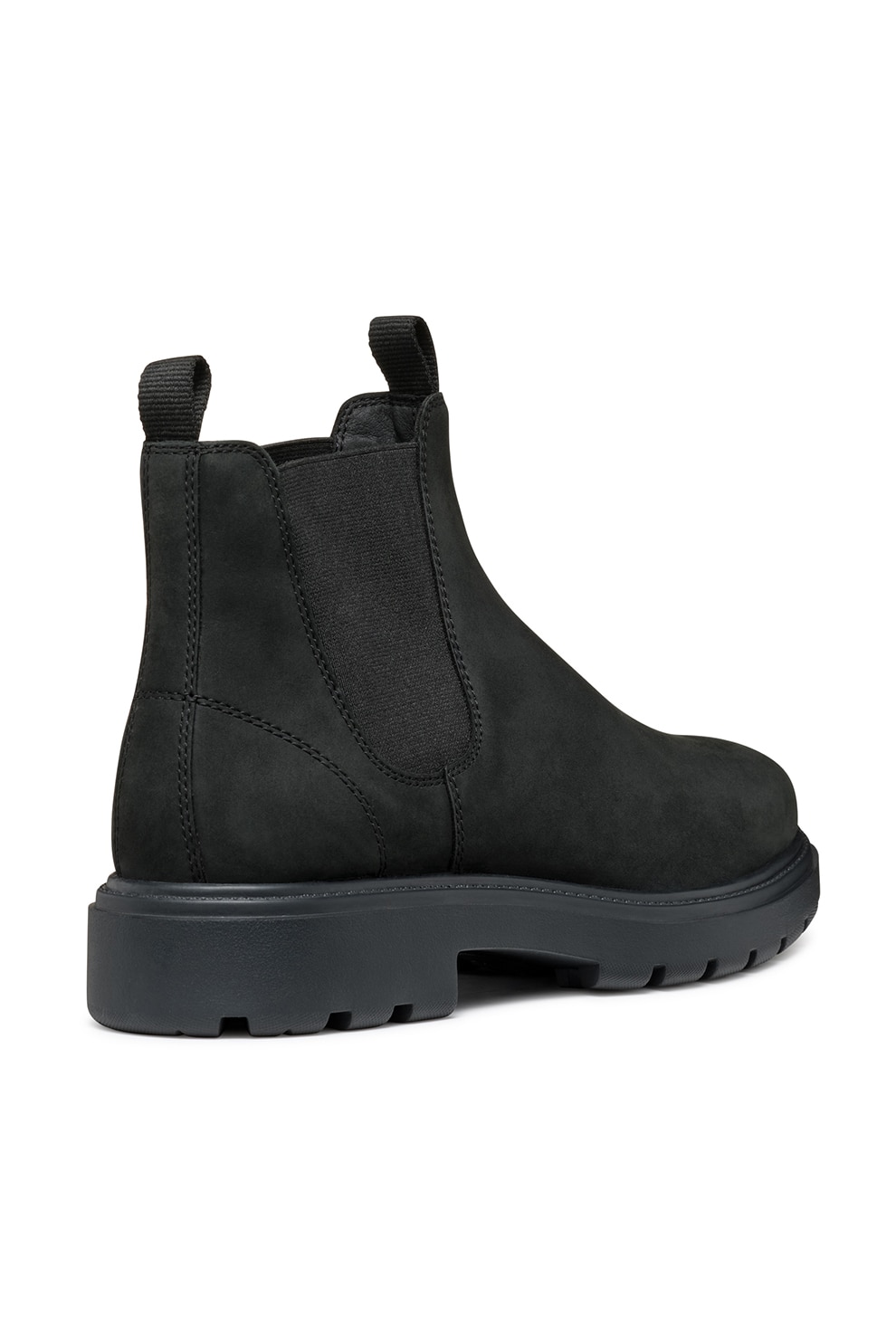 Geox, Ghete Chelsea din piele, Negru, 41 - eMAG.ro