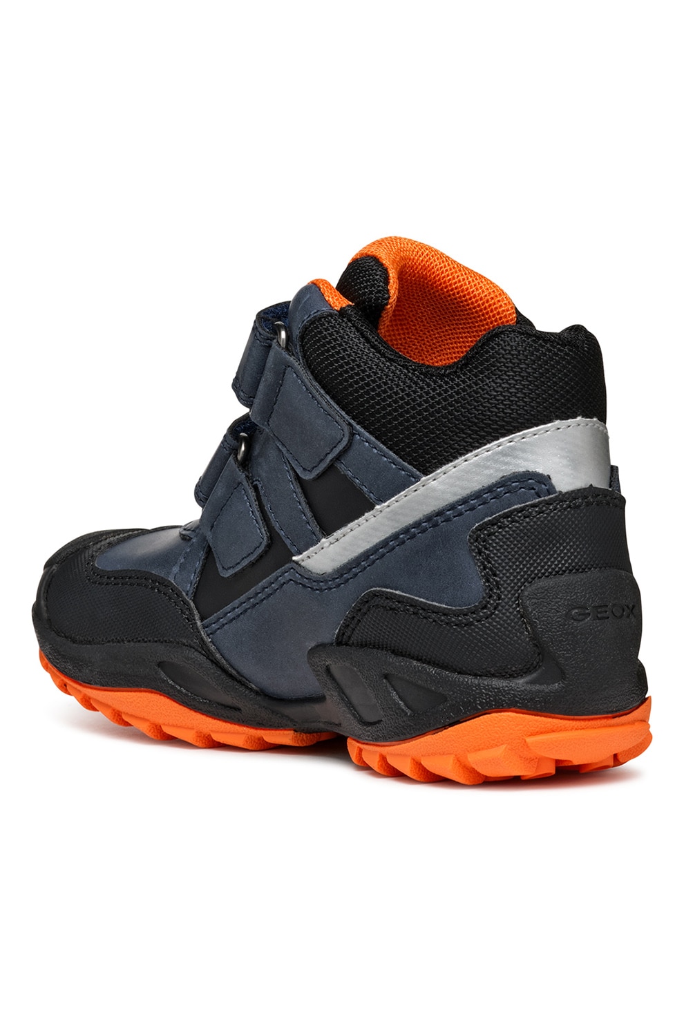 Geox, Ghete impermeabile cu inchidere velcro, Albastru inchis ...