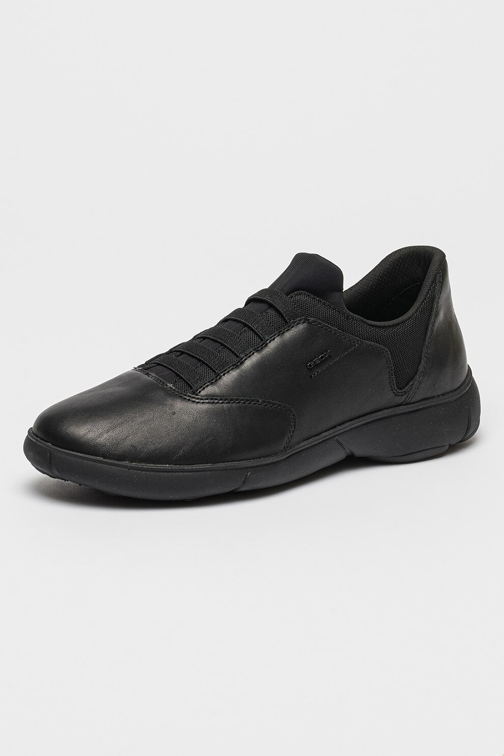 Geox, Pantofi sport slip-on din piele intoarsa Nebula, Negru, 43 - eMAG.ro