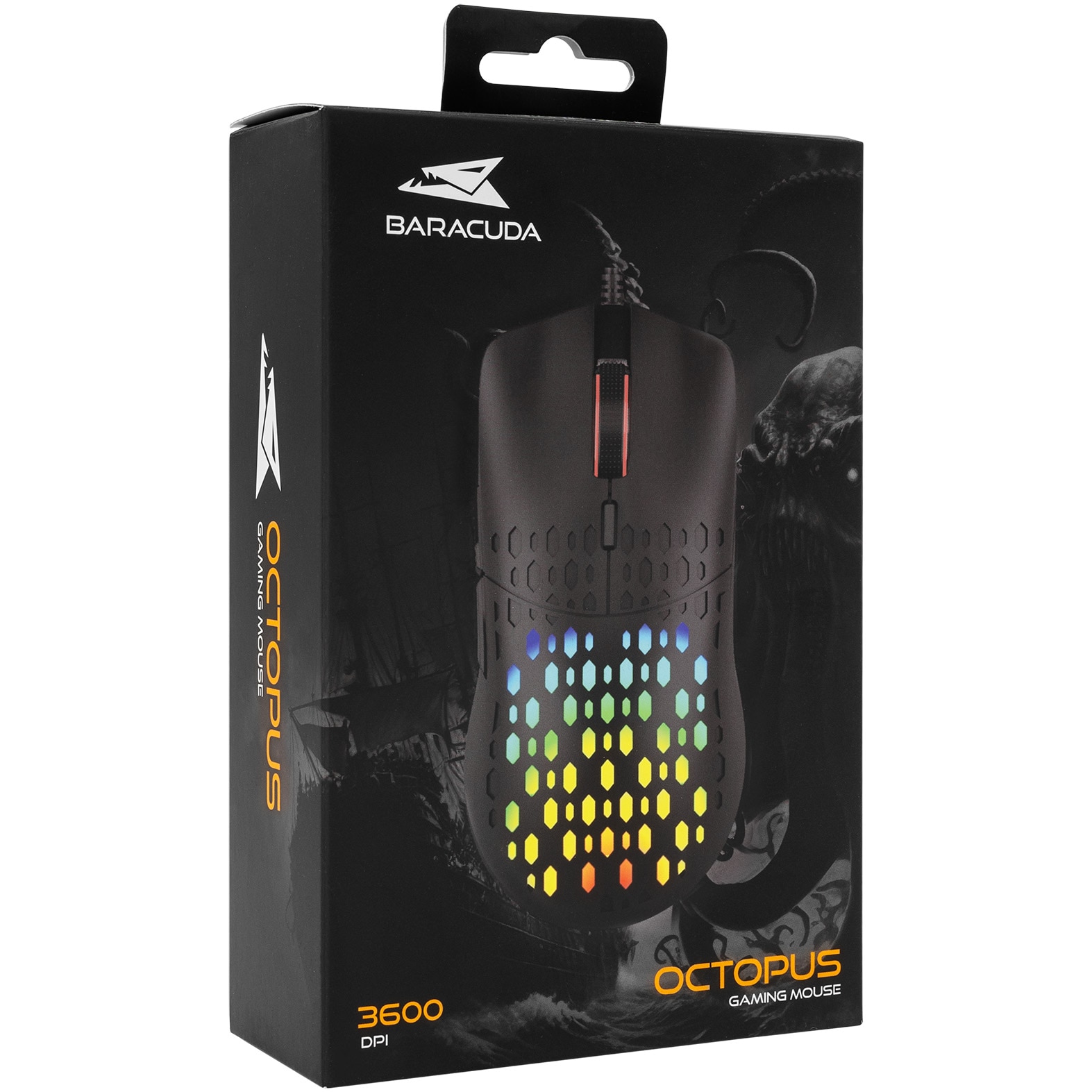 Mouse Gaming cu fir Barracuda OCTOPUS, 3200 DPI, 125Hz, 30IPS, 8G ...
