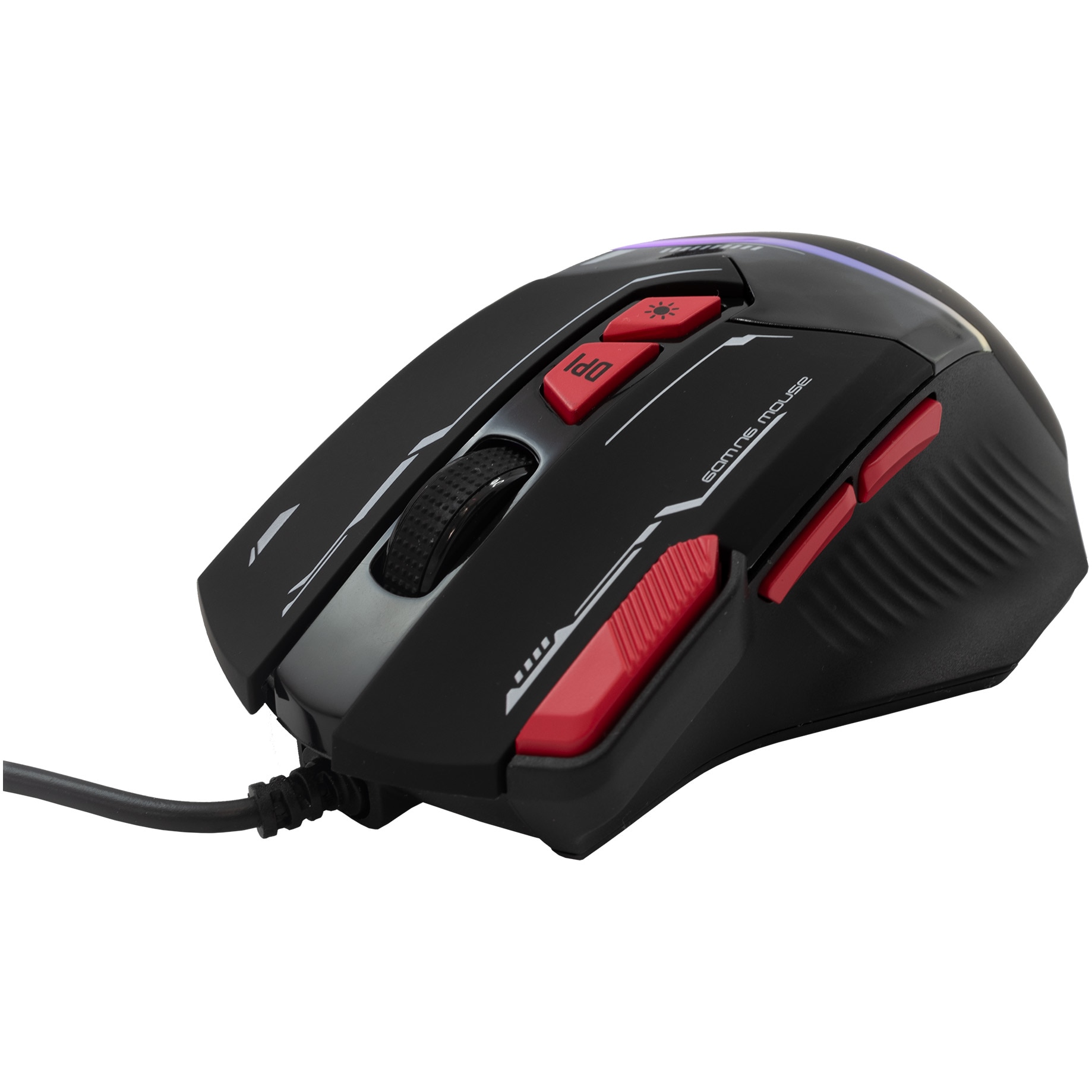 Mouse Gaming cu fir Barracuda MANTA, 12.800 DPI, 1.000Hz, 100IPS, 20G ...