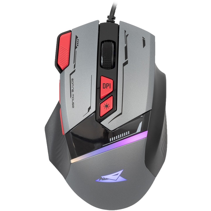 Mouse Gaming cu fir Barracuda MANTA, 12.800 DPI, 1.000Hz, 100IPS, 20G ...