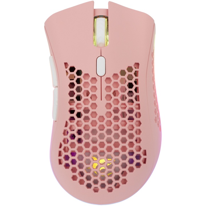 Mouse Gaming Wireless White Shark LIONEL, 10.000 DPI, 1.000Hz, 60IPS ...