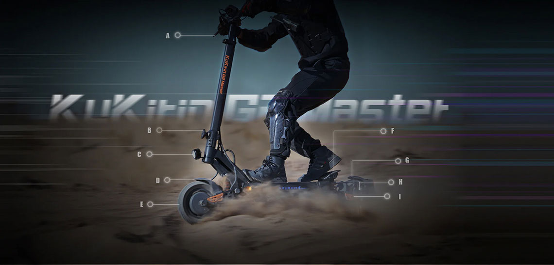 Trotineta electrica KuKirin G2 Master, Viteza maxima 60km/h, Autonomie ...