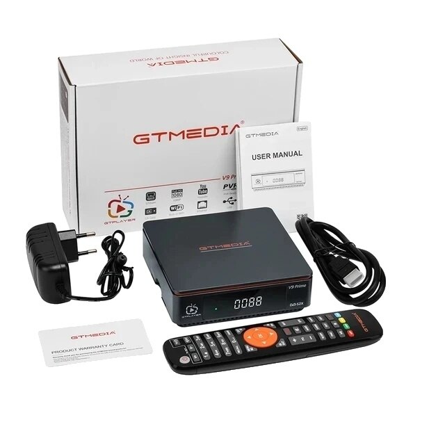 Decodor satelit digital, V9 Prime, 1080P, USB Wifi - eMAG.ro