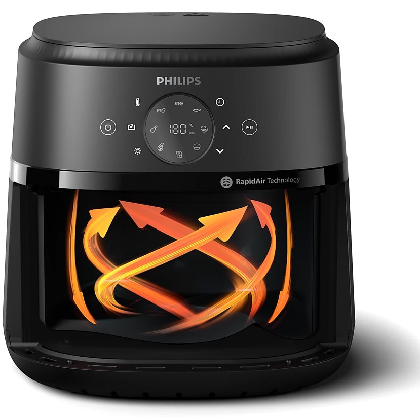 Friteuza cu aer cald Philips Airfryer Seria 2000 NA230/00, Compact ...