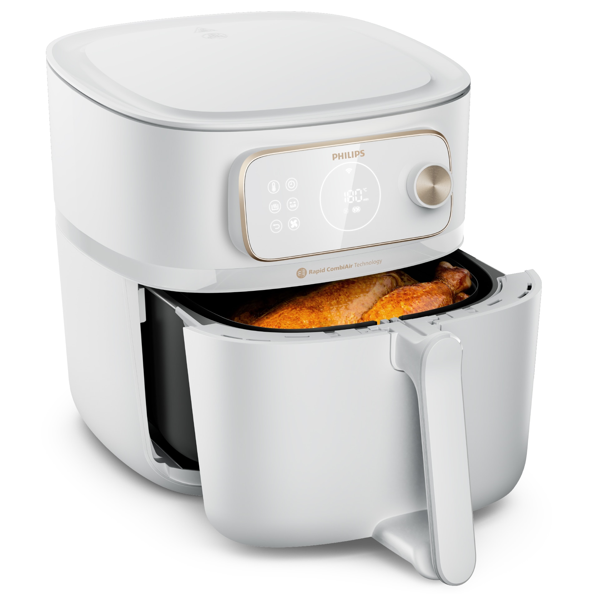 Friteuza cu aer cald Philips Airfryer Combi XXL conectat HD9876/20 ...