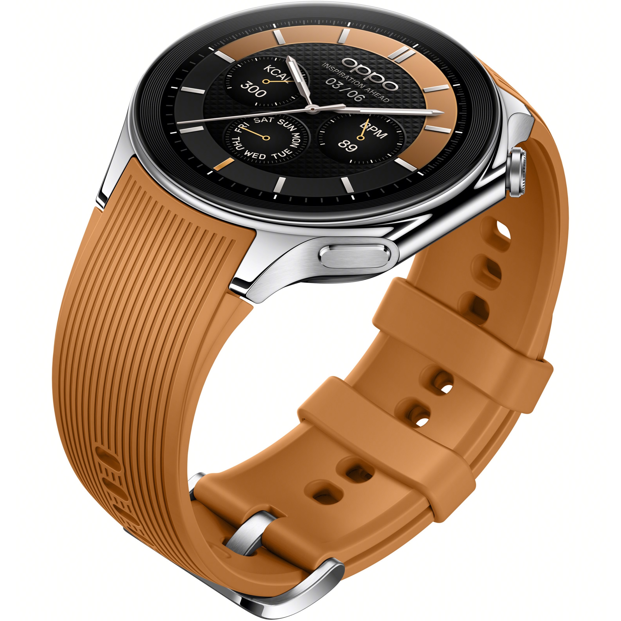 Smartwatch OPPO Watch X, compatibil Android, Mars Brown - eMAG.ro