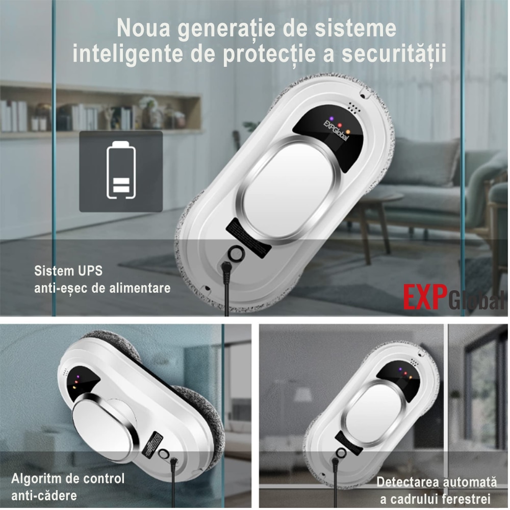 Robot curatare geamuri, Curatator automat inteligent de ferestre ...