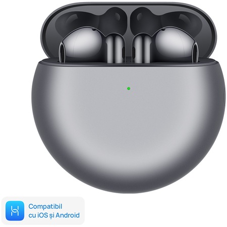 Casti In-Ear Huawei FreeBuds 4E, True Wireless, Hybrid ANC, Bluetooth ...