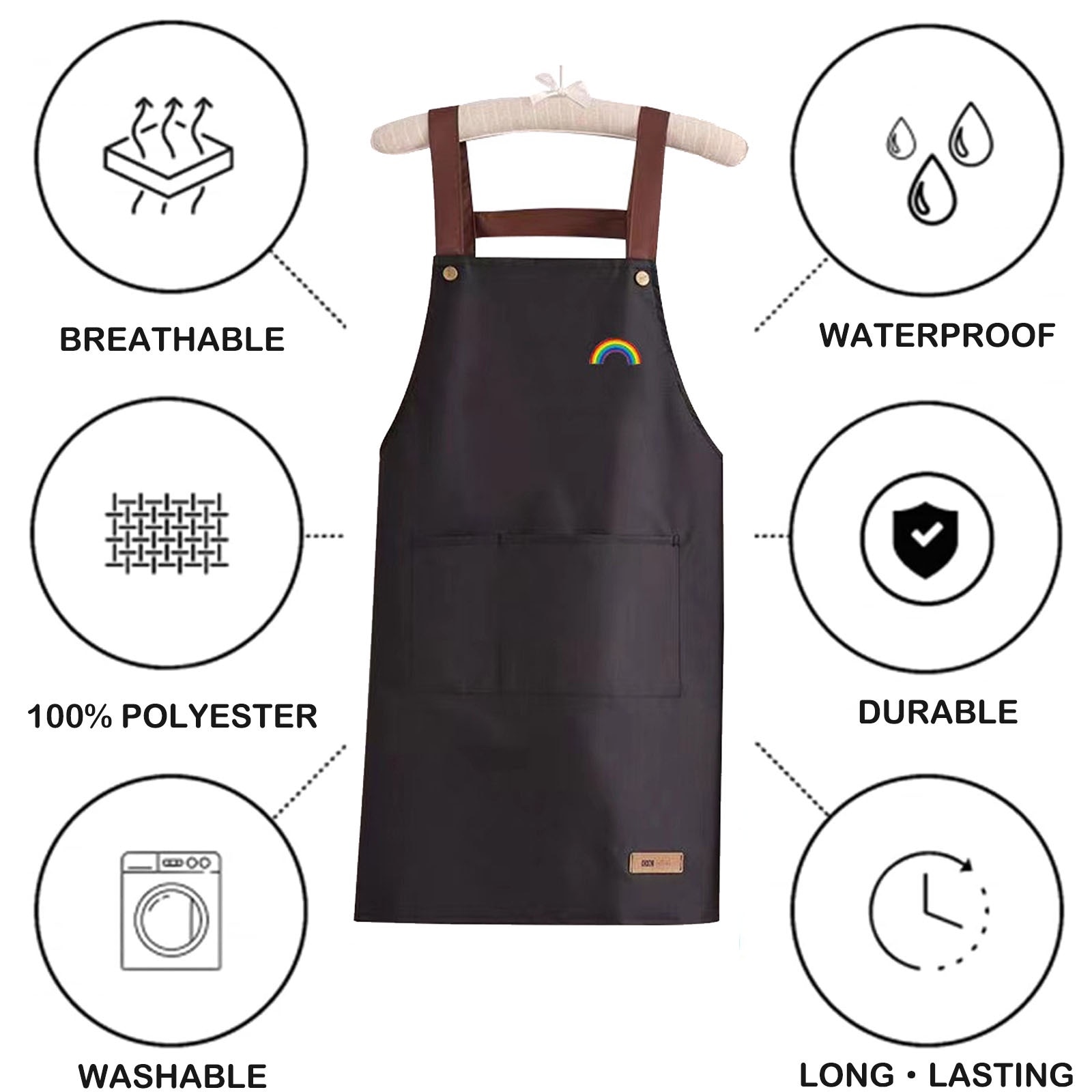 Set 2 sort de bucatarie universal, Darklove, Buzunar cu doua ...