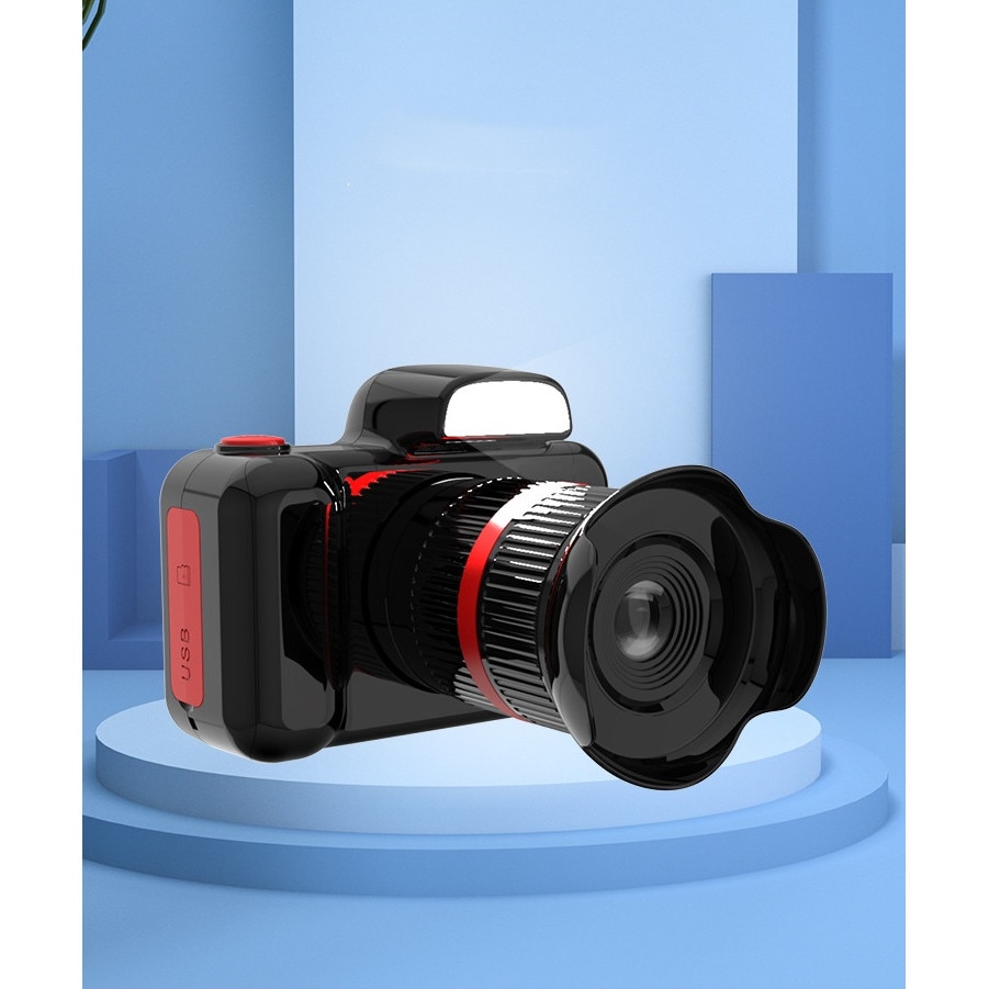 Aparat foto digital pentru copii, echipat cu card de memorie de 16 GB ...