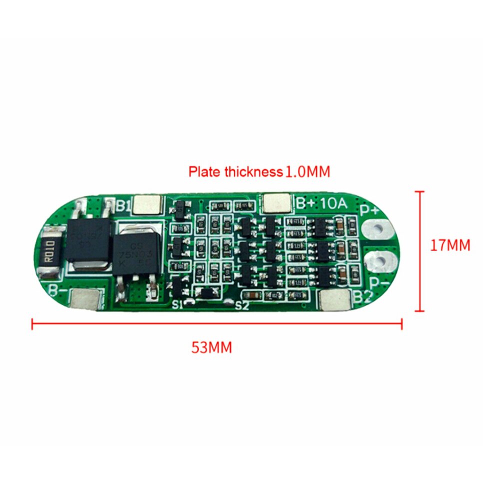 Set 4 module cu protectie incarcare BMS, 3S, 10A, cu protectie ...
